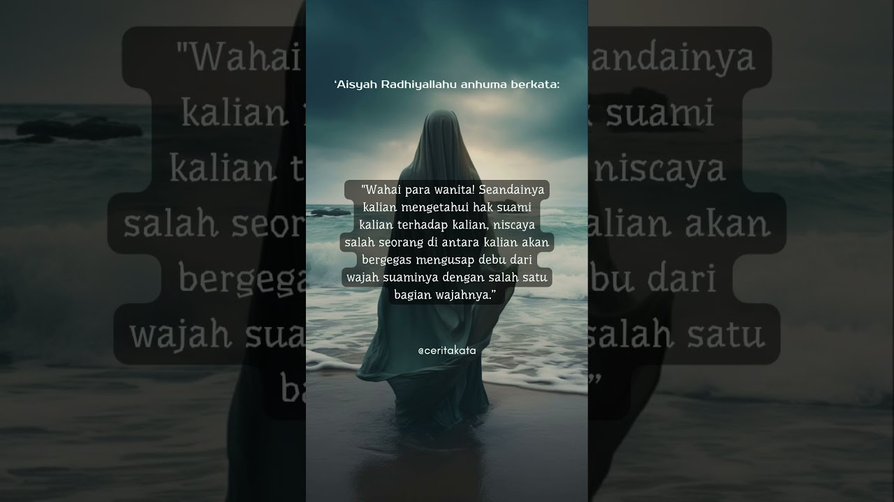 Begitu pentingnya Hak Suami.. kata bijak #nasehatbaik