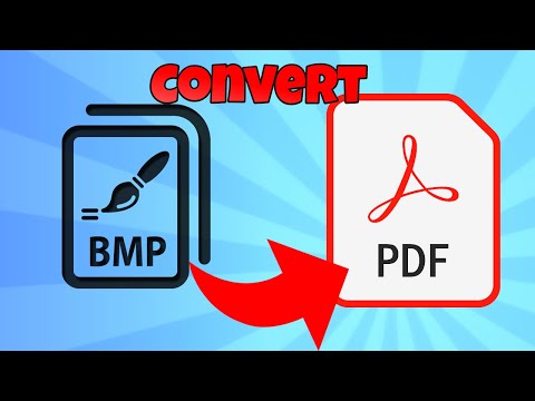 how to convert bmp file to pdf