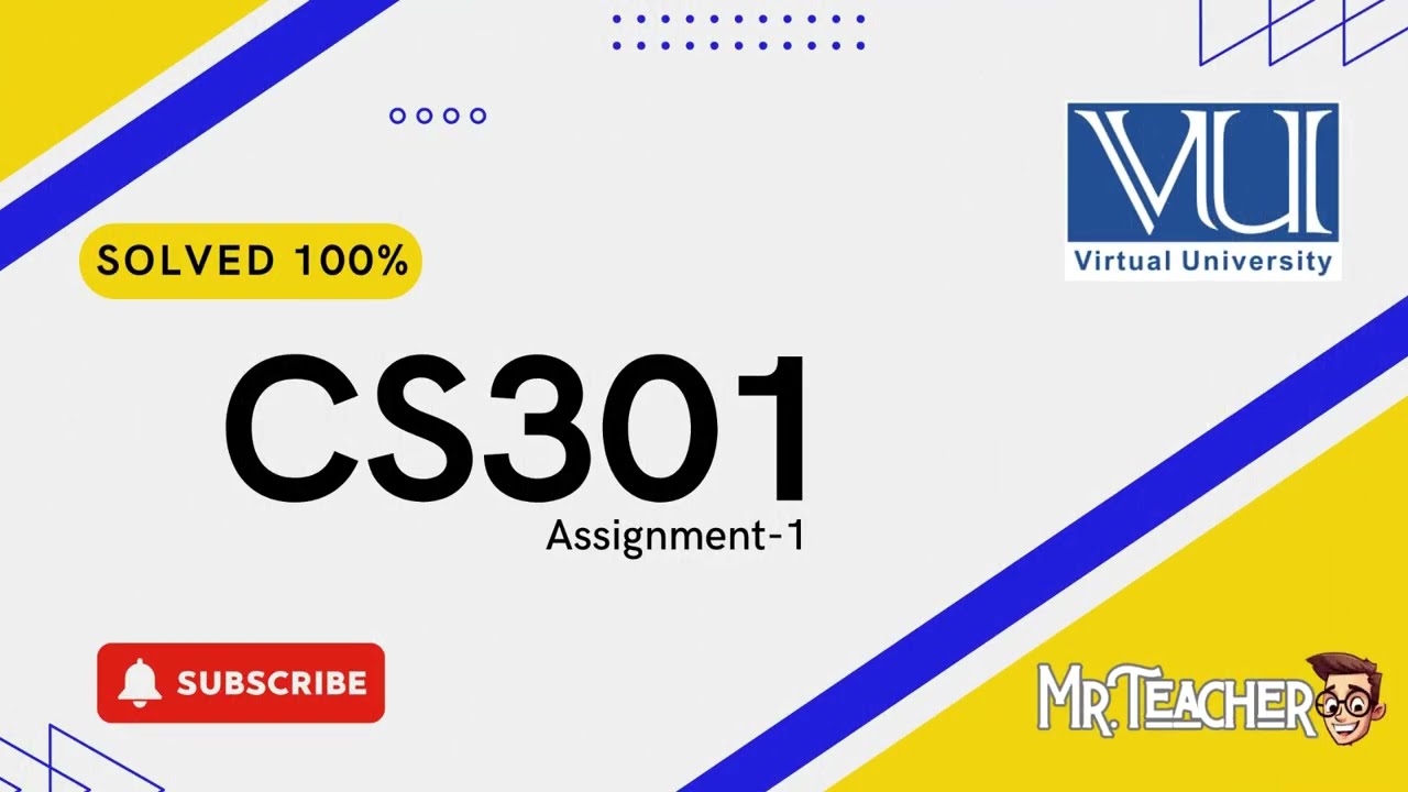 CS301 Assignment Solution | 100% Working Code with Full Explanation | Data Structures (Spring 2025)