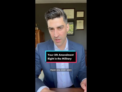 Your 5th Amendment Right in the Military - Part 1