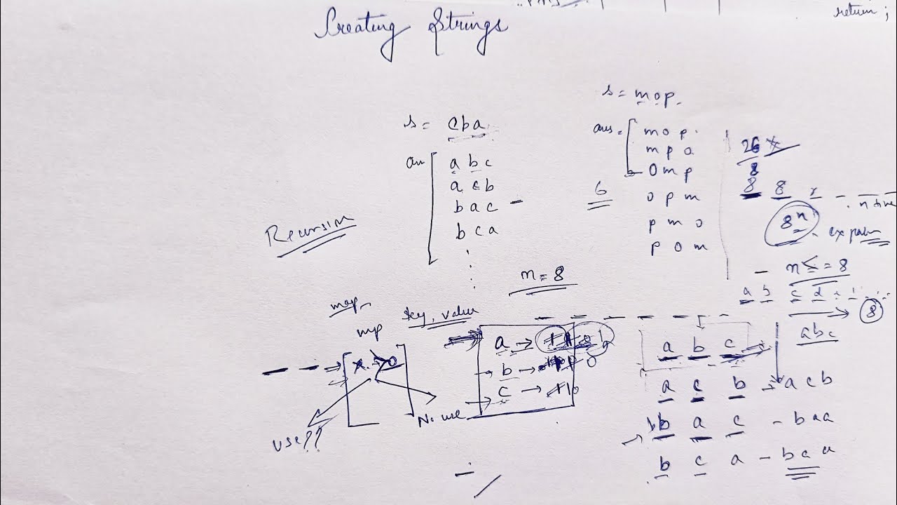 [Hindi] Creating Strings | CSES Solution | Introductory Problems | Recursion