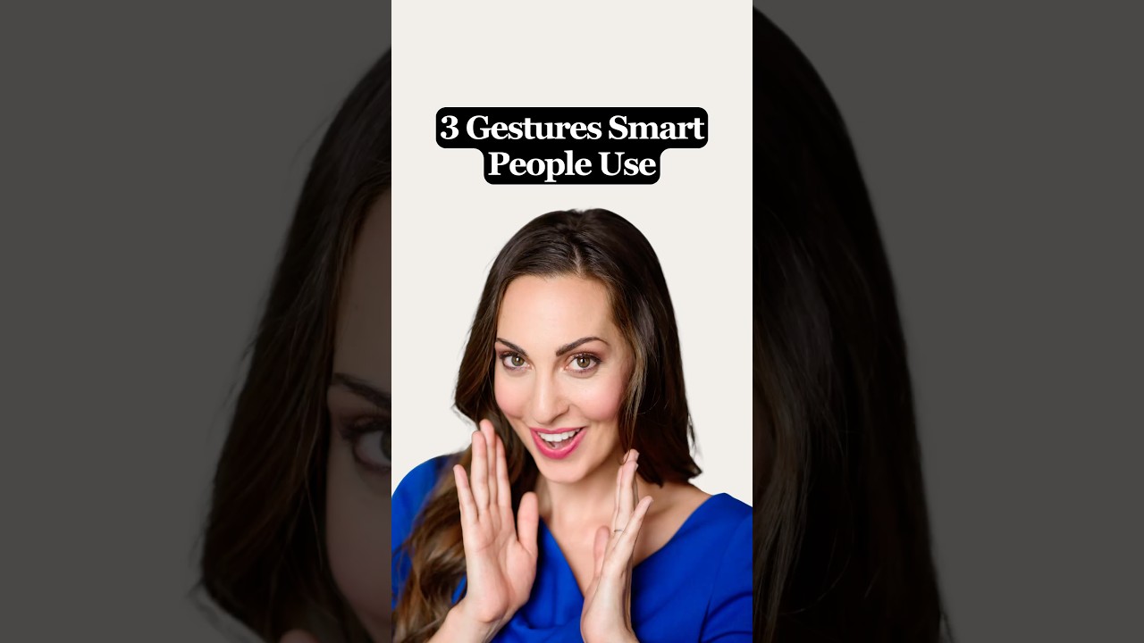 3 Hand Gestures to Make You Look Smart