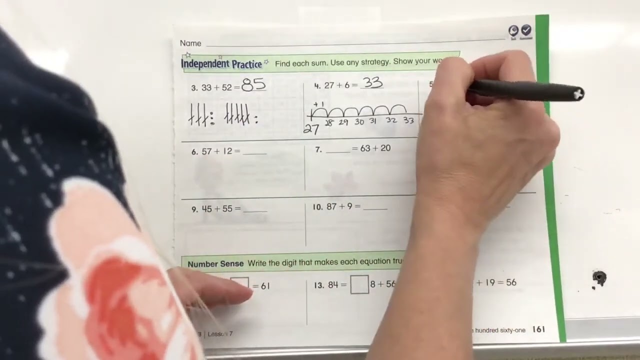 2nd grade math lesson 3 7
