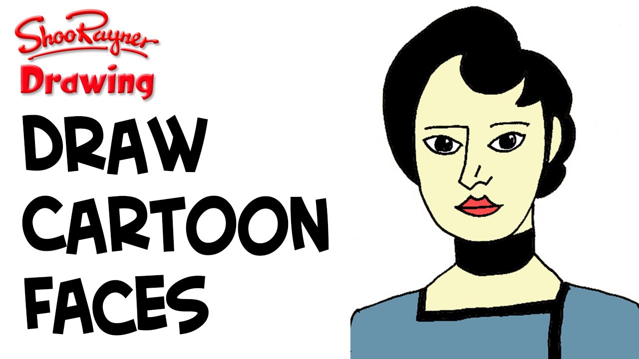 How to draw cartoon Faces 8