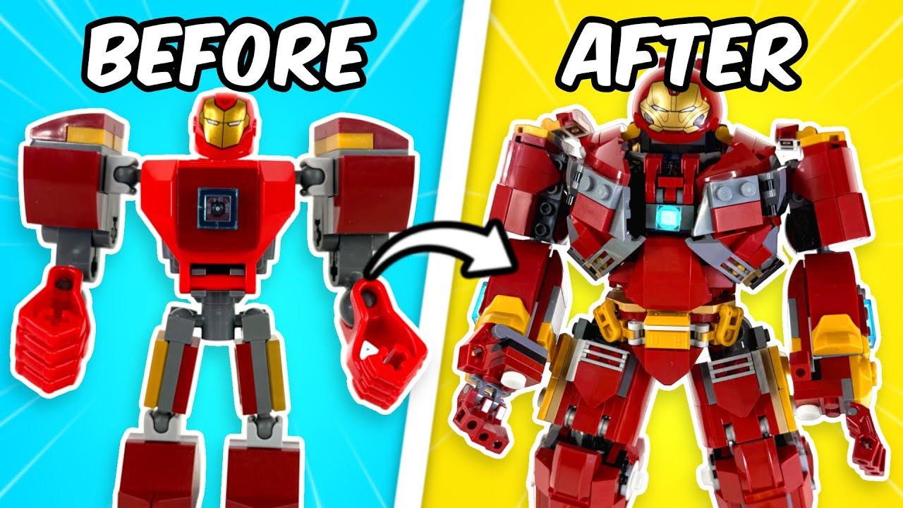1 Hour of LEGO Iron Man Upgrades…