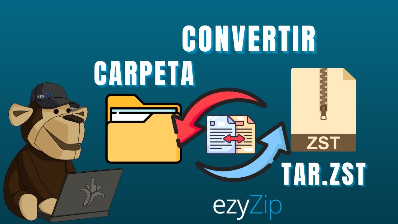Convertir carpeta a TAR.ZST en línea (¡Sin registro requerido!) - ezyZip