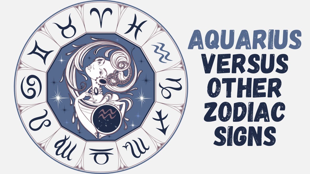 Aquarius versus All Zodiac Signs #Aquarius