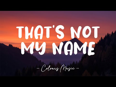 The Ting Tings - That's Not My Name (Lyrics) they call me hell they call me stacey 🎼