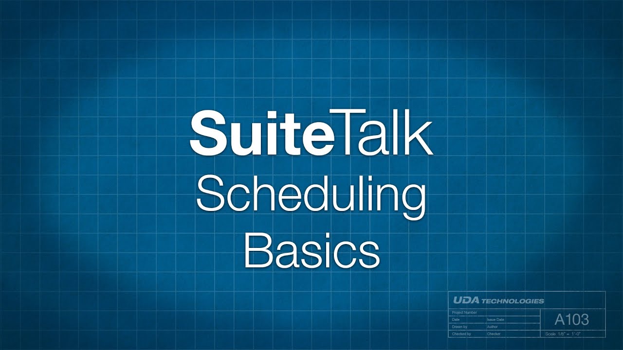 Scheduling Basics in ConstructionSuite