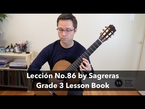 Lesson: Lección No. 86 by Sagreras - Grade 3 Classical Guitar