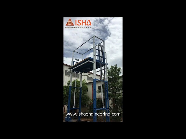Hydraulic Goods Lifts - Hydraulic Industrial Goods Lift with ...