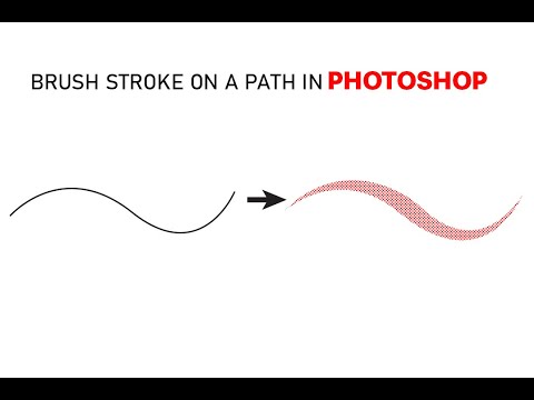 How To Apply Brush Stroke on a Path in Photoshop | Pixim Creator