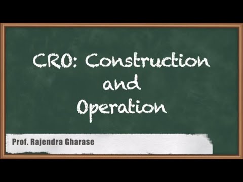 CRO: Construction and Operation - Cathode Ray Oscilloscope - GATE ...