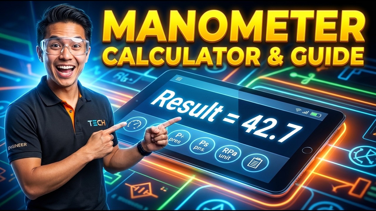 Manometer Calculator — How to Use It | Engineering Tool