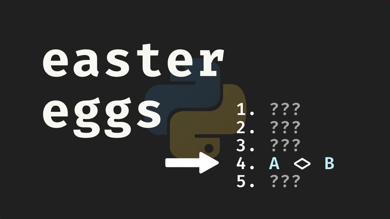 Python's Top 5 Easter Eggs