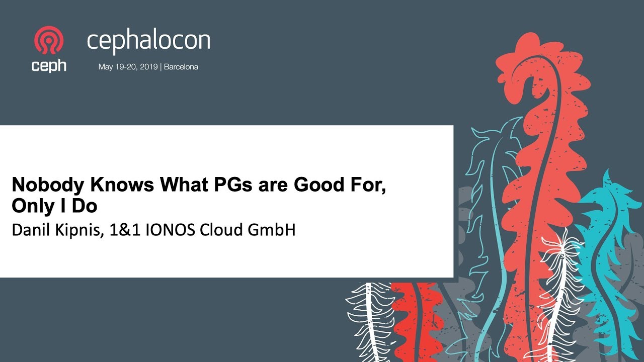 Nobody Knows What PGs are Good For, Only I Do - Danil Kipnis, 1&1 IONOS Cloud GmbH