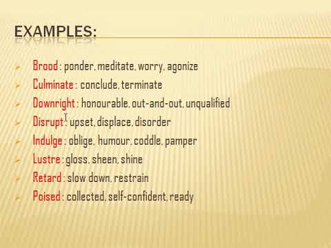 Synonyms(Tamil) | Grammar | English | TNPSC/UPSC