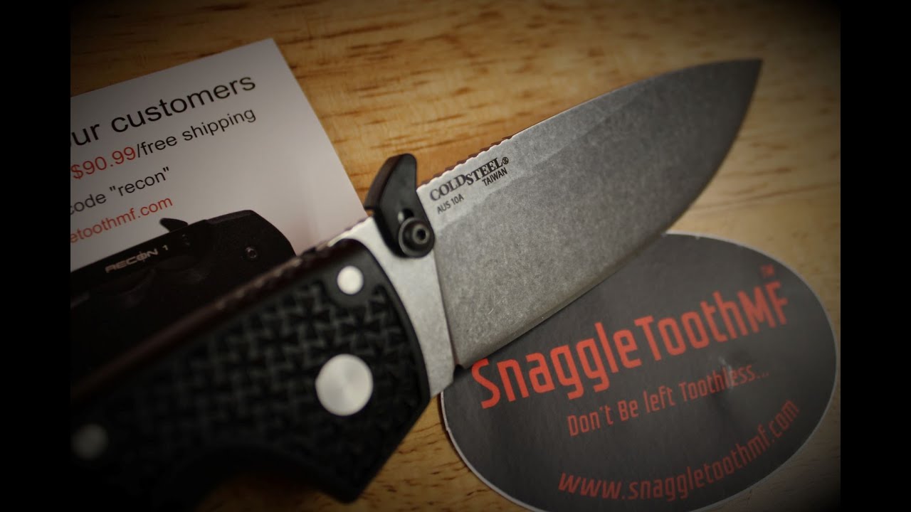 Easiest Knife MOD Install...SnaggleTooth
