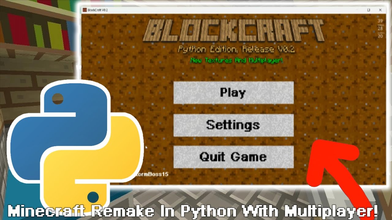 Minecraft Remake In Python With Multiplayer!