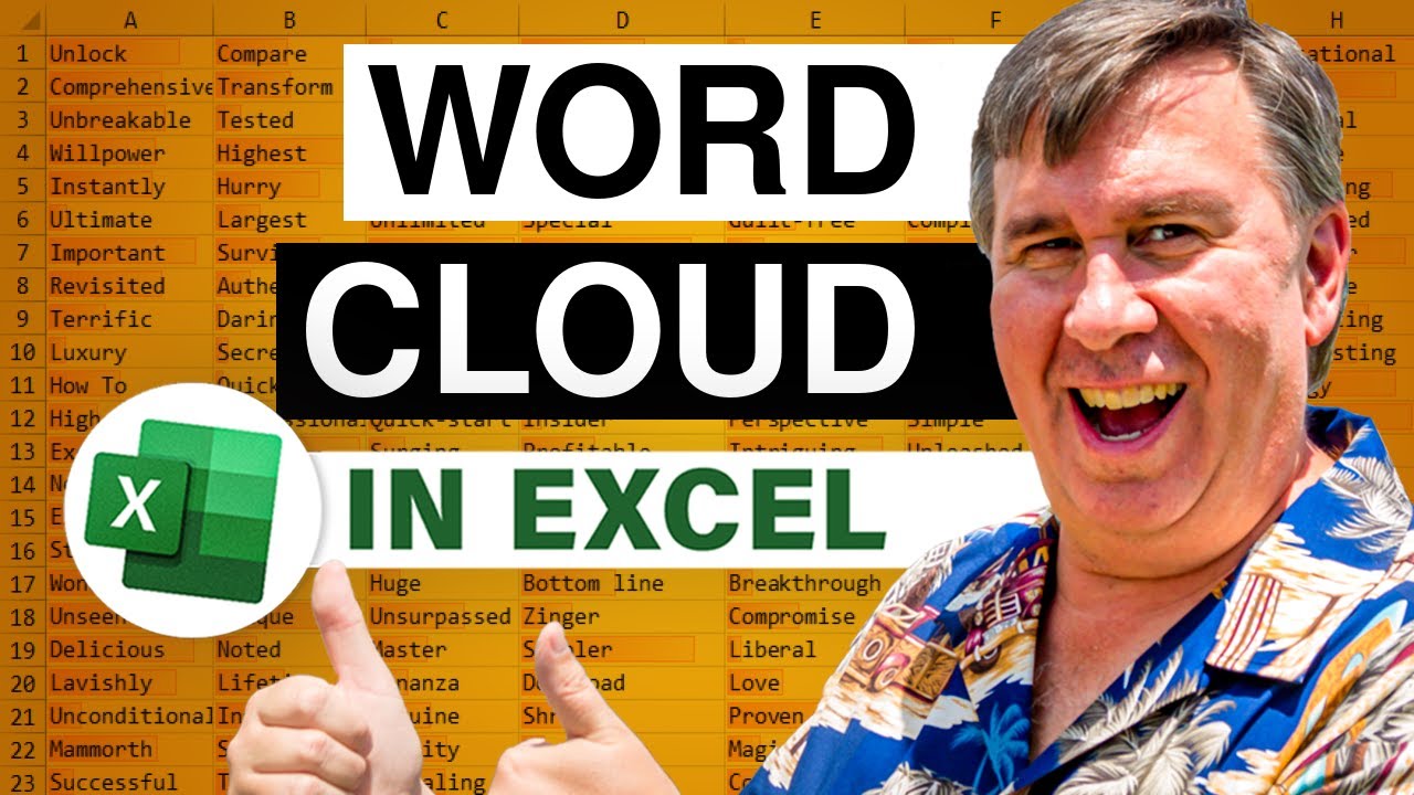 Excel Word Cloud Using Copilot And Python In Excel Episode 2656 Mrexcel Message Board
