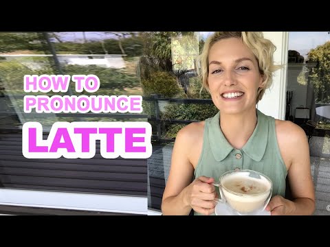 Английские слова, как произносится ЛАТТЕ. How to pronounce LATTE (ENG)
