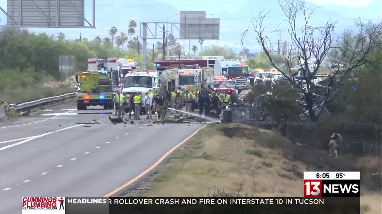 Deadly rollover crash on Interstate 10 tests Tucson Fire’s tools