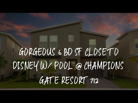 Gorgeous 6 Bd SF Close to Disney w/ Pool @ Champions Gate Resort 712 Review - Kissimmee , United Sta