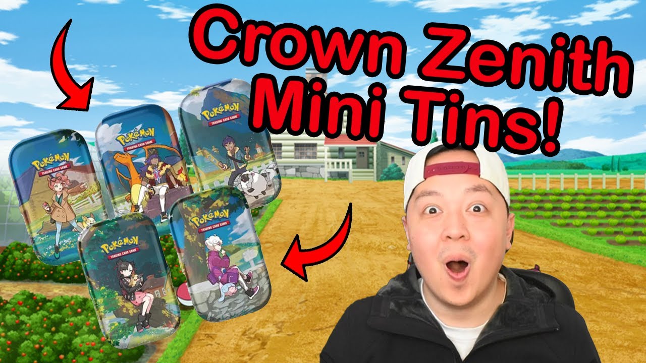 BRAND NEW Sealed Pokemon Crown Zenith Mini Tins! MULTIPLE BIG HITS!