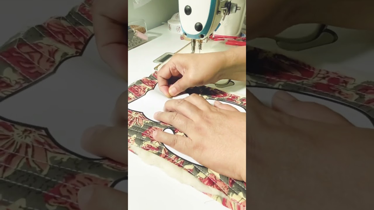 Making Quilted Cat Appliqué for Quilting Bee #chezvies #quilting #appliqué #cats