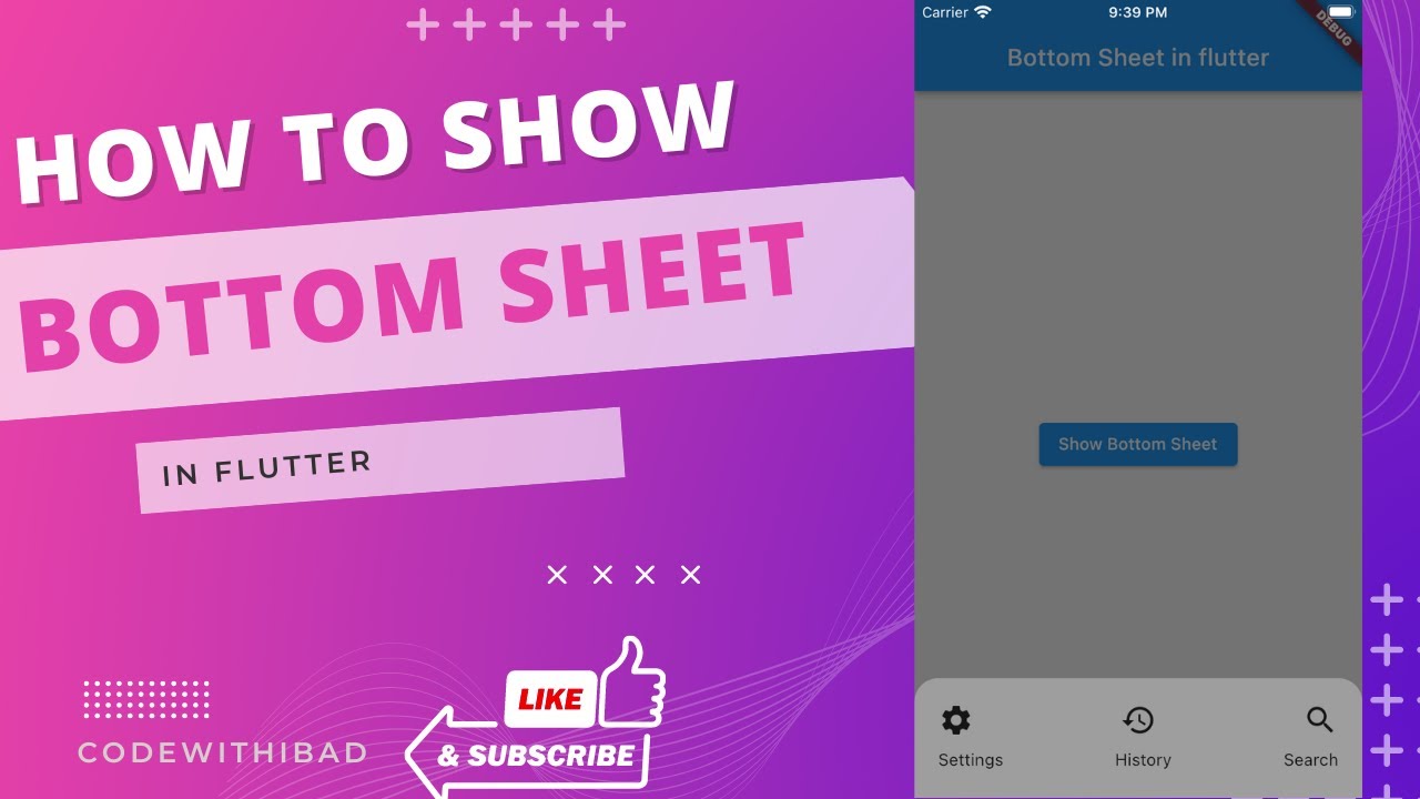 A Beginners Guide to the Flutter Bottom Sheet | Tutorial