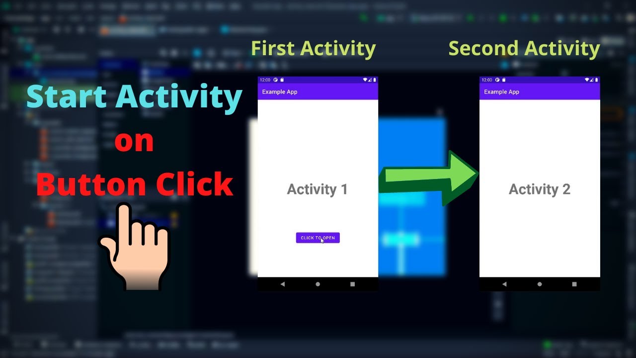How to start new activity on button click android studio? | Learn Android Development for beginners