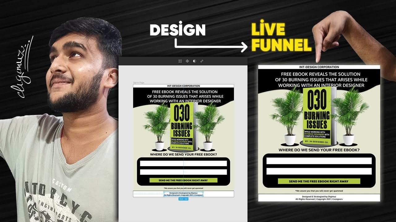 How to convert a Figma Design into a Live Funnel | Groove.cm Tutorial | by Digimuz