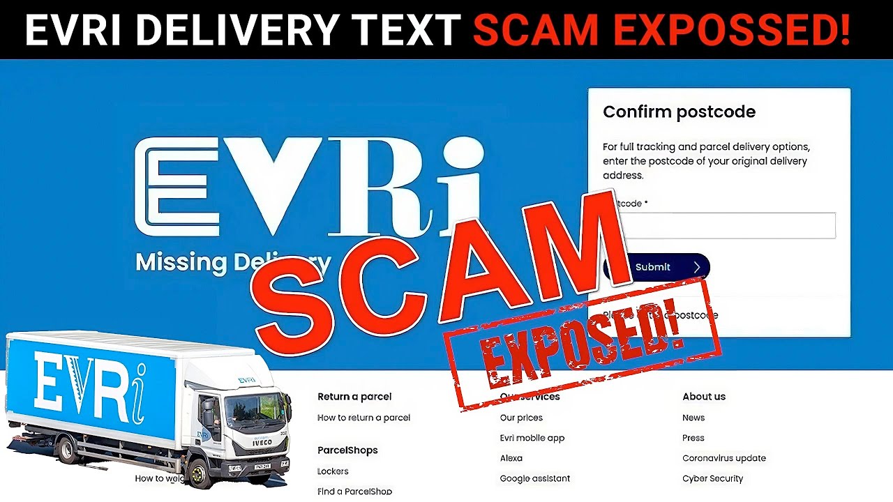 Evri delivery text scam Exposed!
