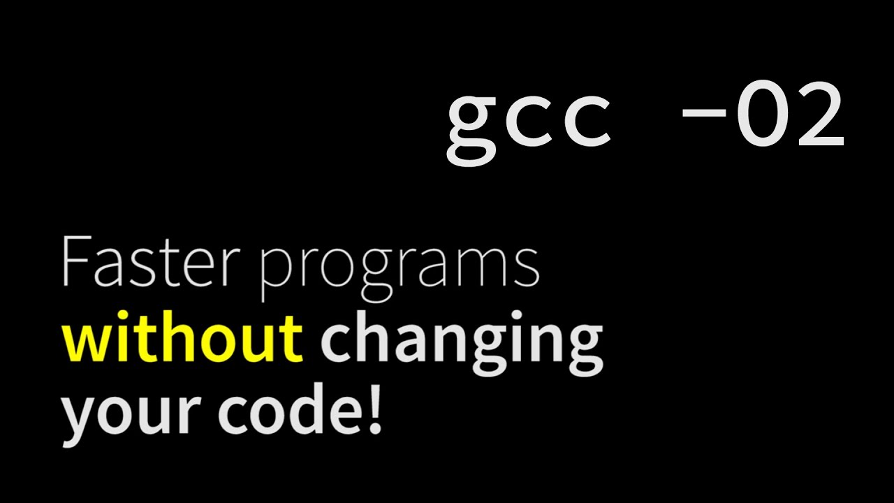 Make existing code run faster, with compiler optimizations.