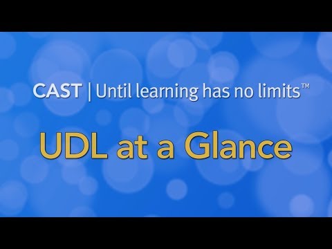 CAST: UDL at a Glance