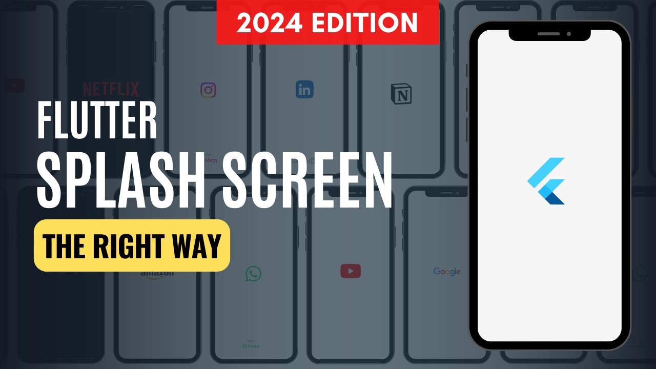 Flutter Native Splash Screen Detailed Setup Guide | 2024 Edition