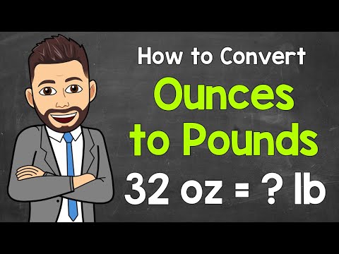 How to Convert Ounces to Pounds | Math with Mr. J