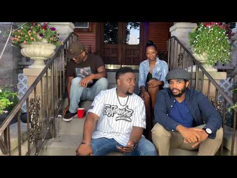 Simeon Henderson with the Cast and Crew of Black & Privileged