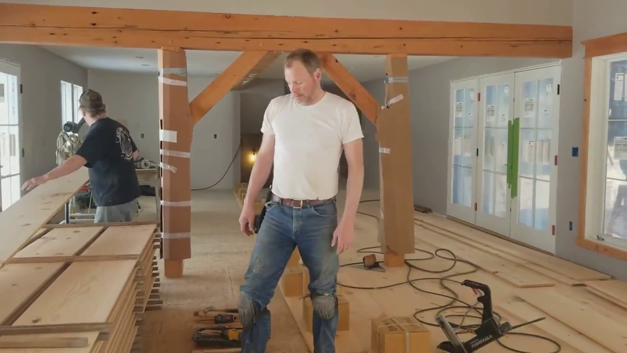 Wide Plank Floor Installation