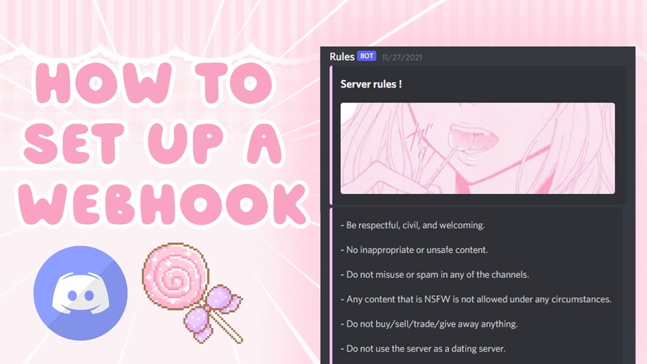 how to make an aesthetic webhook on discord 🌸 | Discord Tutorial