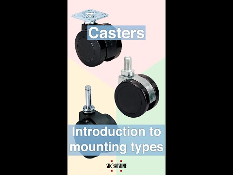[HARDWARE BASICS] Introducing different ways of installing casters - Sugatsune Global