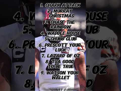 10 Fantasy Football Team Names You Need to Know! #FantasyFootball #TeamNames