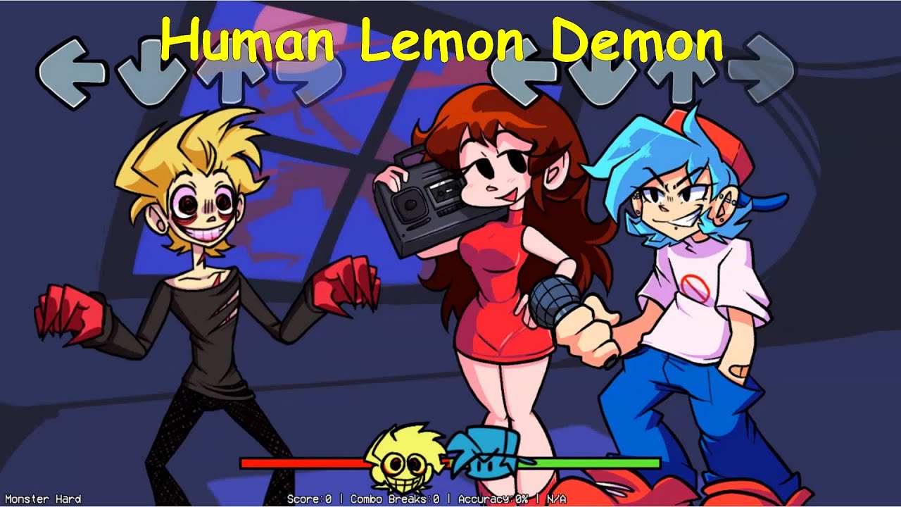 Human Lemon Demon  - Friday Night Funkin Mod