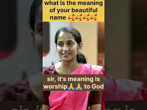 what is the meaning of your name🥰🥰🥰|| puja tirumani||upsc rank -62 ||Beautiful😍😍😍 upsc interview ||