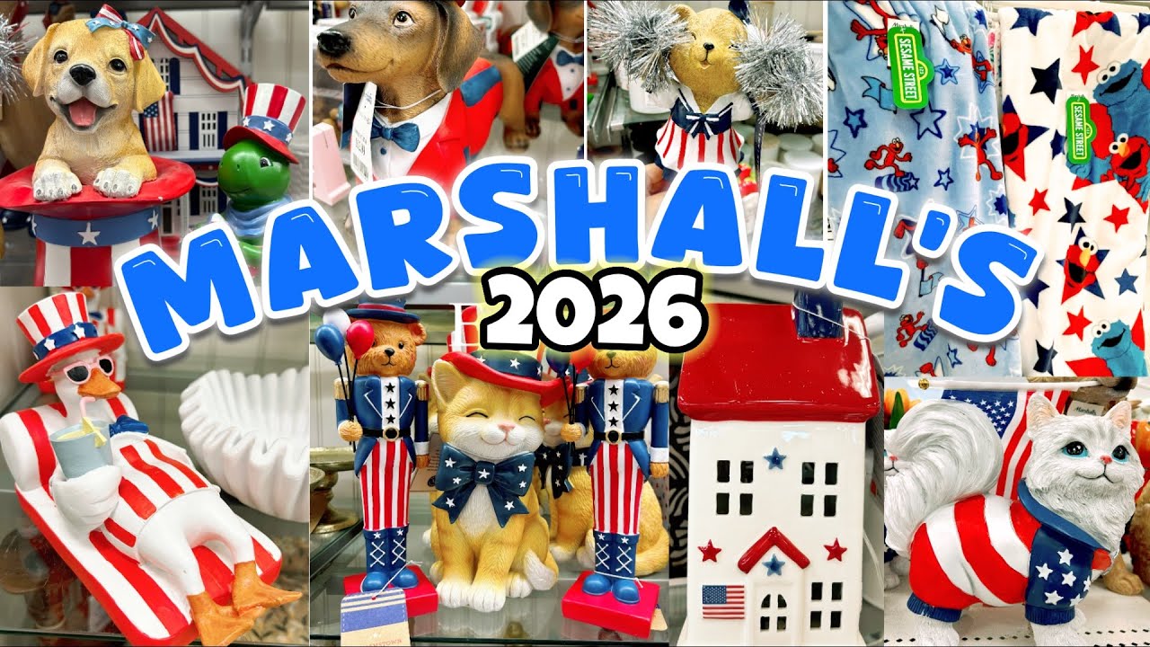 “OMG 😍 Marshalls Patriotic Decor Finds 2026!” So much cuteness! 