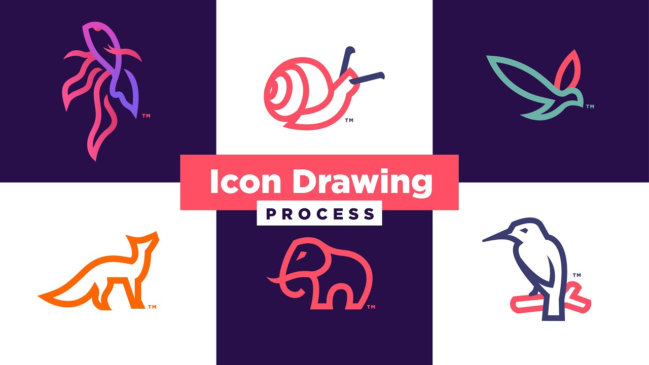 Illustrator Tutorials | Icon and Logo Drawing from Stock Images Process