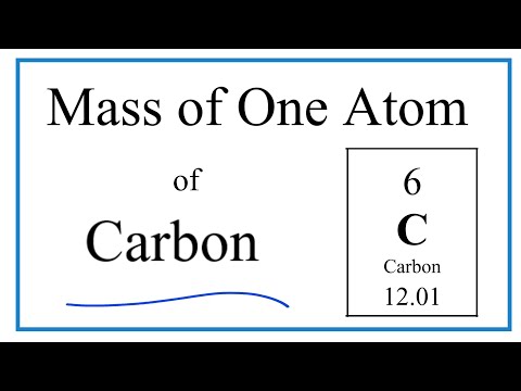 How to Find the Mass of One Atom of Carbon (C)