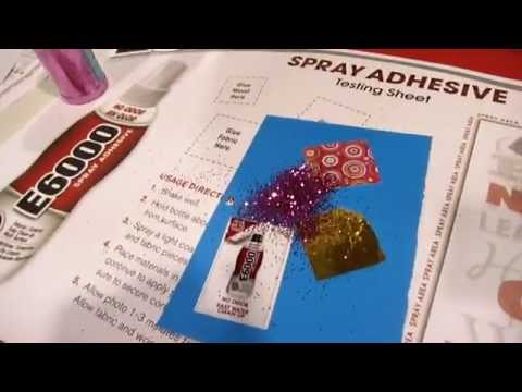 E6000 Spray adhesive at Winter CHA 2013