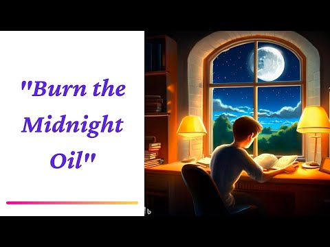 How does "burning the midnight oil" relate to hard work? — Video [251/300]