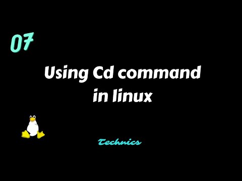 Using cd command in Linux